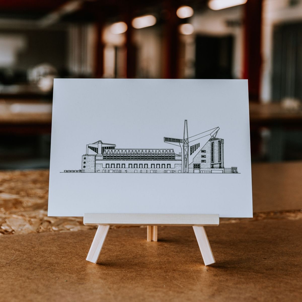 Anfield Print, Anfield Stadium Print, Anfield Art Print, Anfield ...