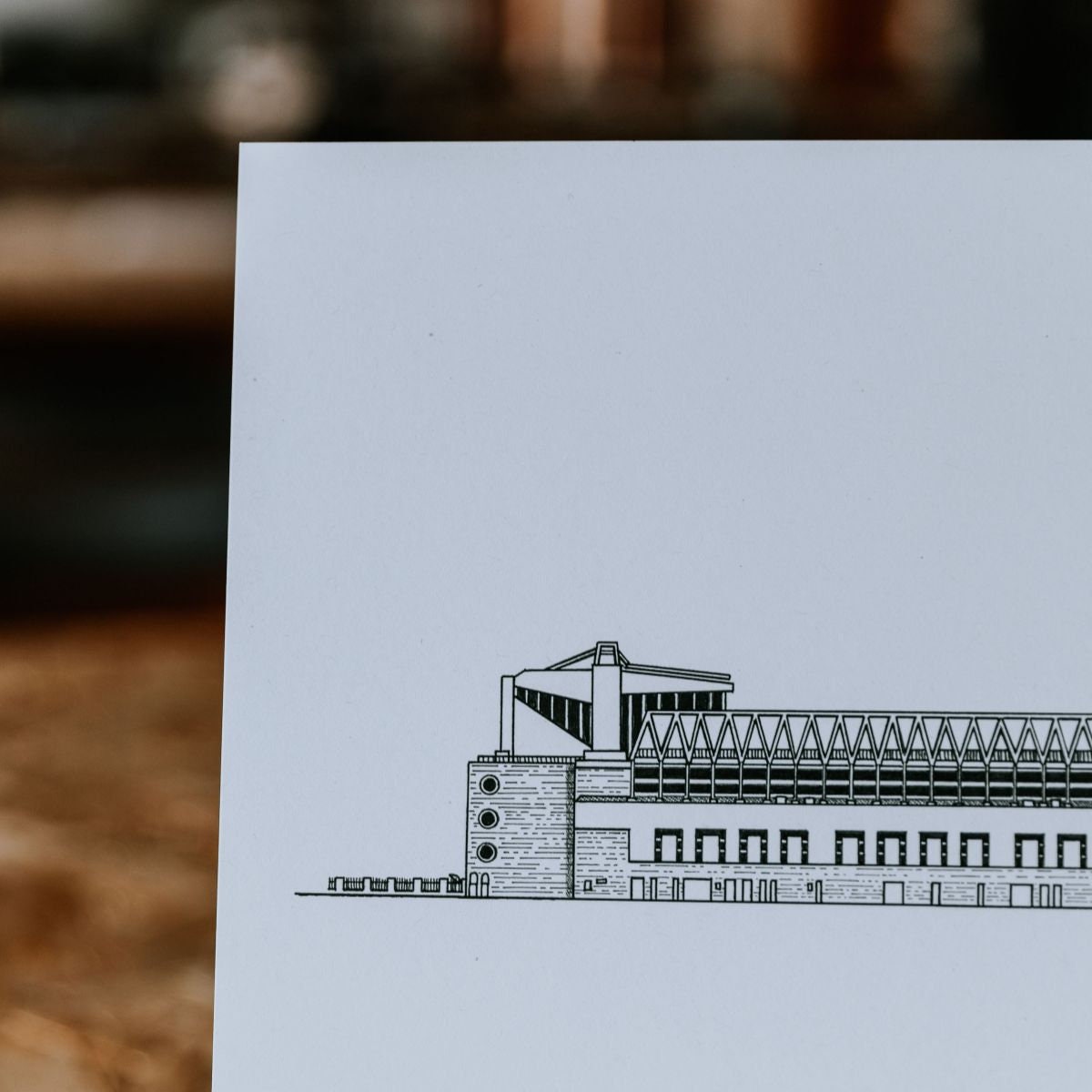 Anfield Print, Anfield Stadium Print, Anfield Art Print, Anfield ...