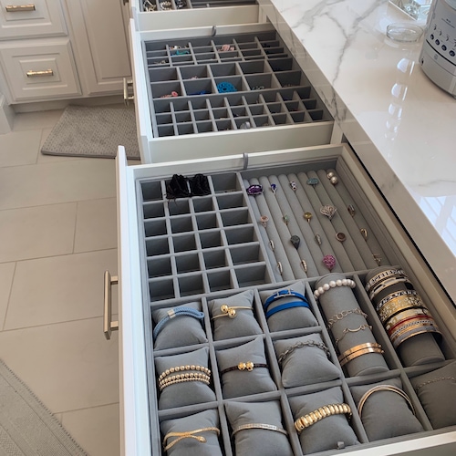 Jewelry Organizer Trays Custom Drawer Inserts Closet Drawer - Etsy