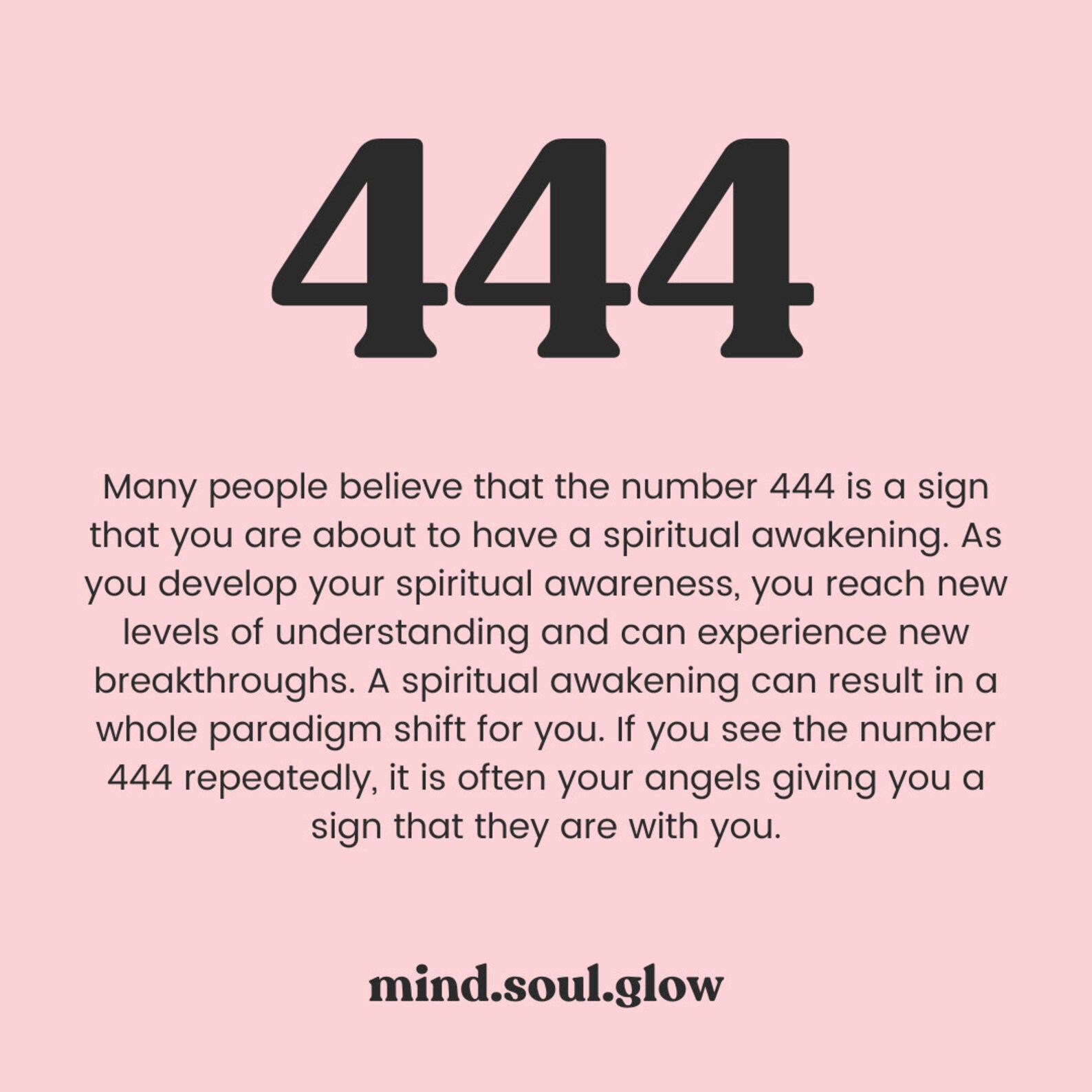 444 Angel Number Anklet Numerología Joyería de moda | Etsy