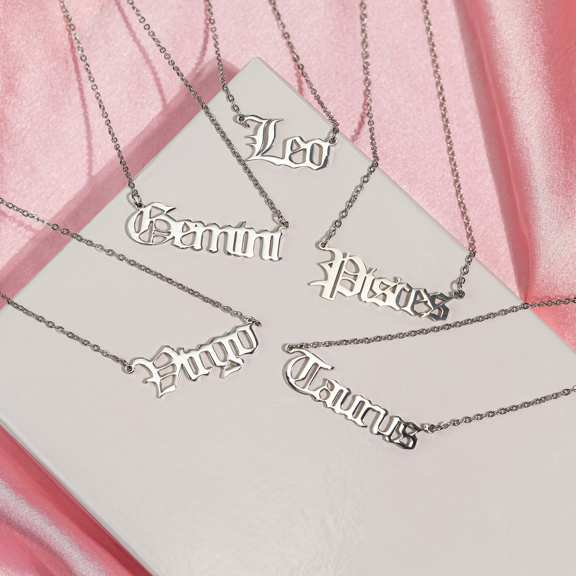 Zodiac Star Sign Necklace Waterproof Astrology Necklace - Etsy UK