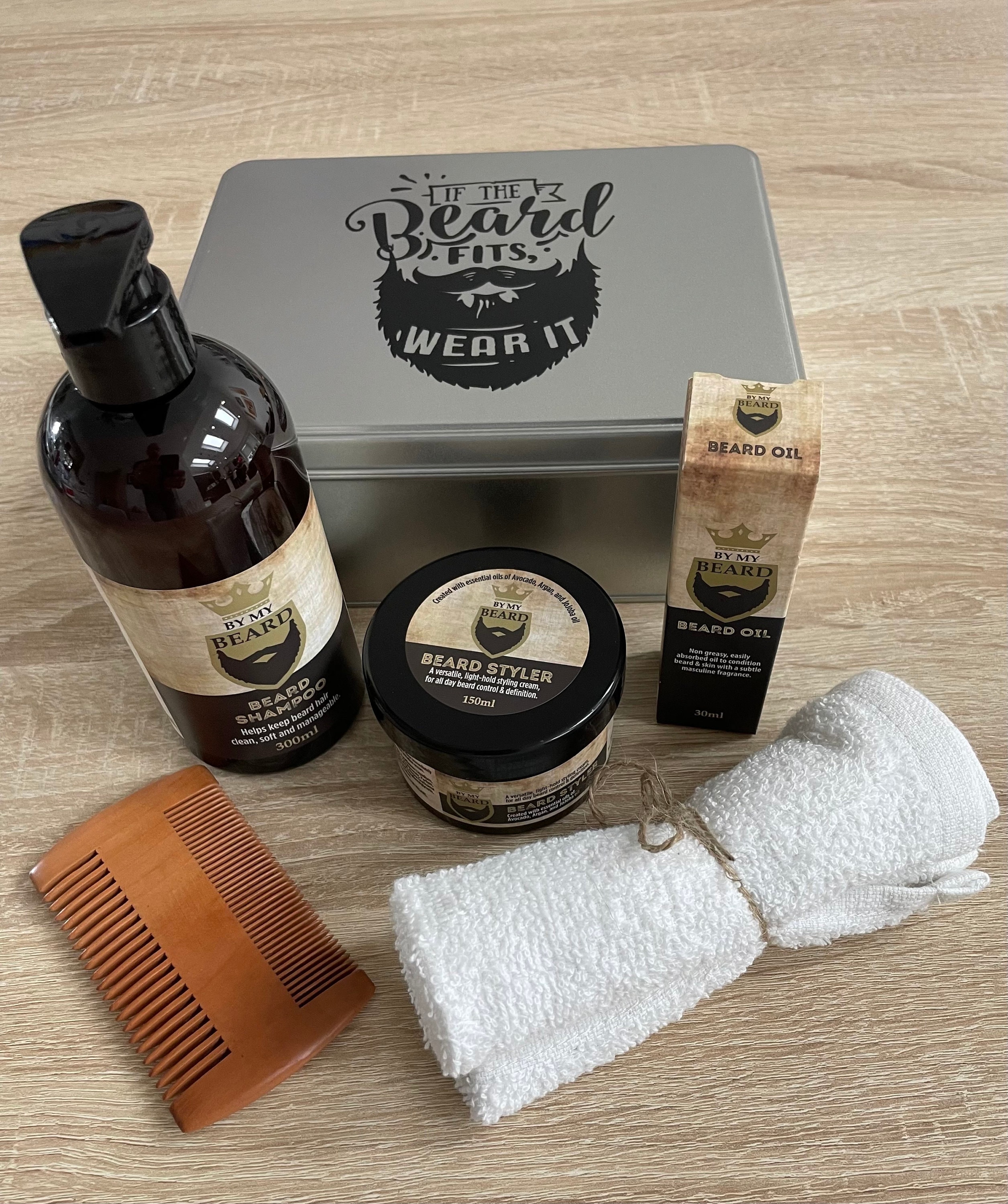 Men's Grooming Gift Tin "if the Beard Fits Wear It" With or Without ...