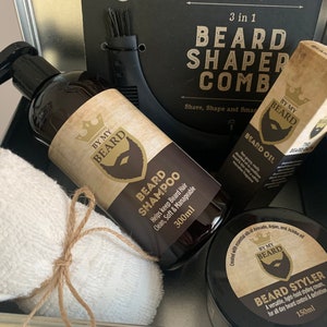 Men's Grooming Gift Tin "if the Beard Fits Wear It" With or Without ...
