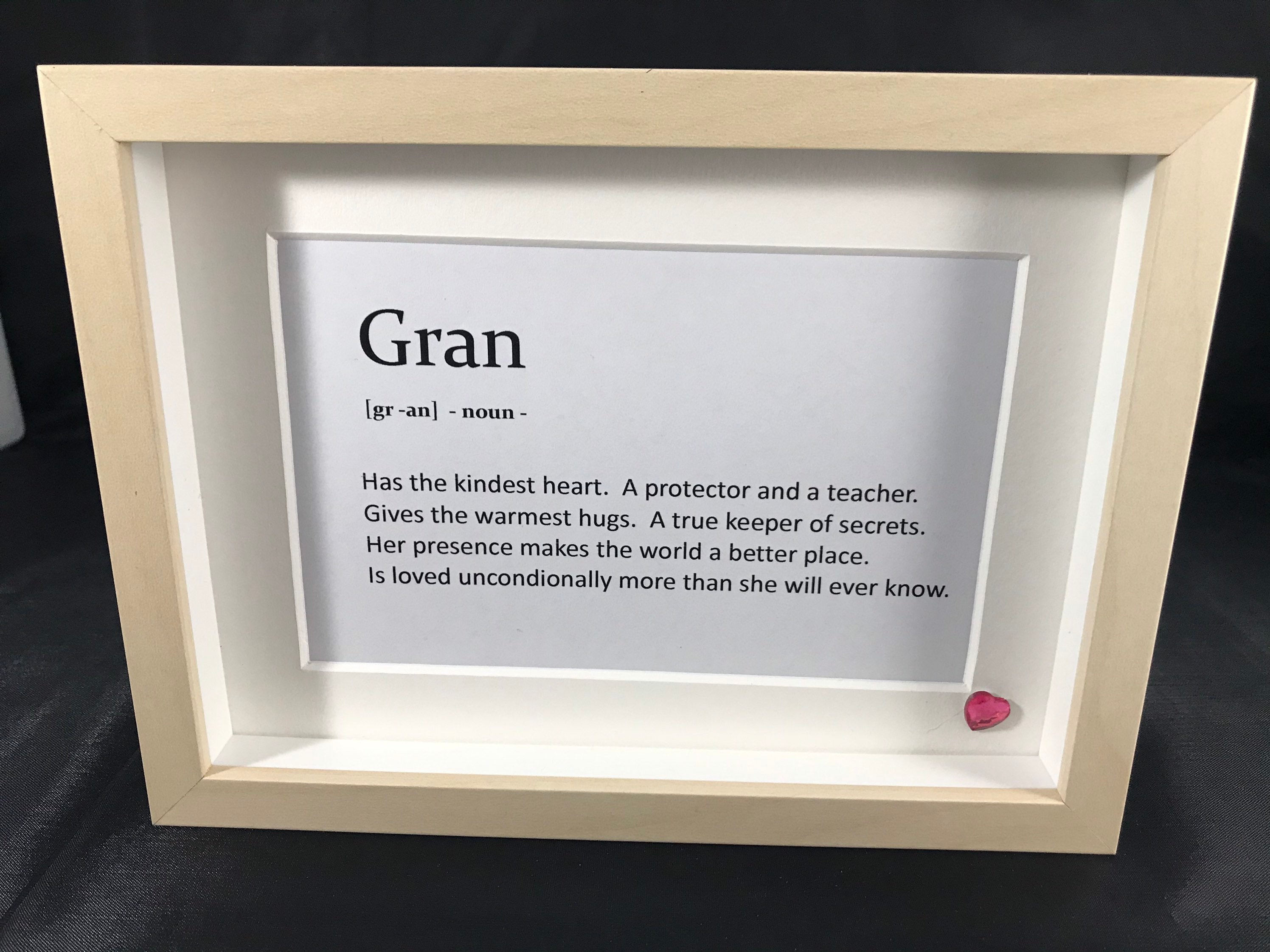 Personalised Nanny frame. Nan frame. Nana frame. Grandma | Etsy