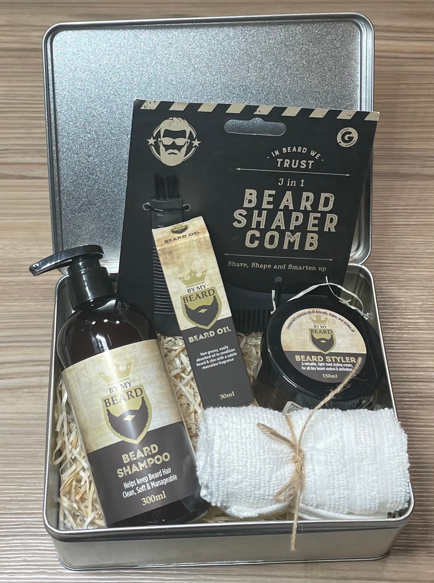 Men's Grooming Gift Tin "if the Beard Fits Wear It" With or Without ...