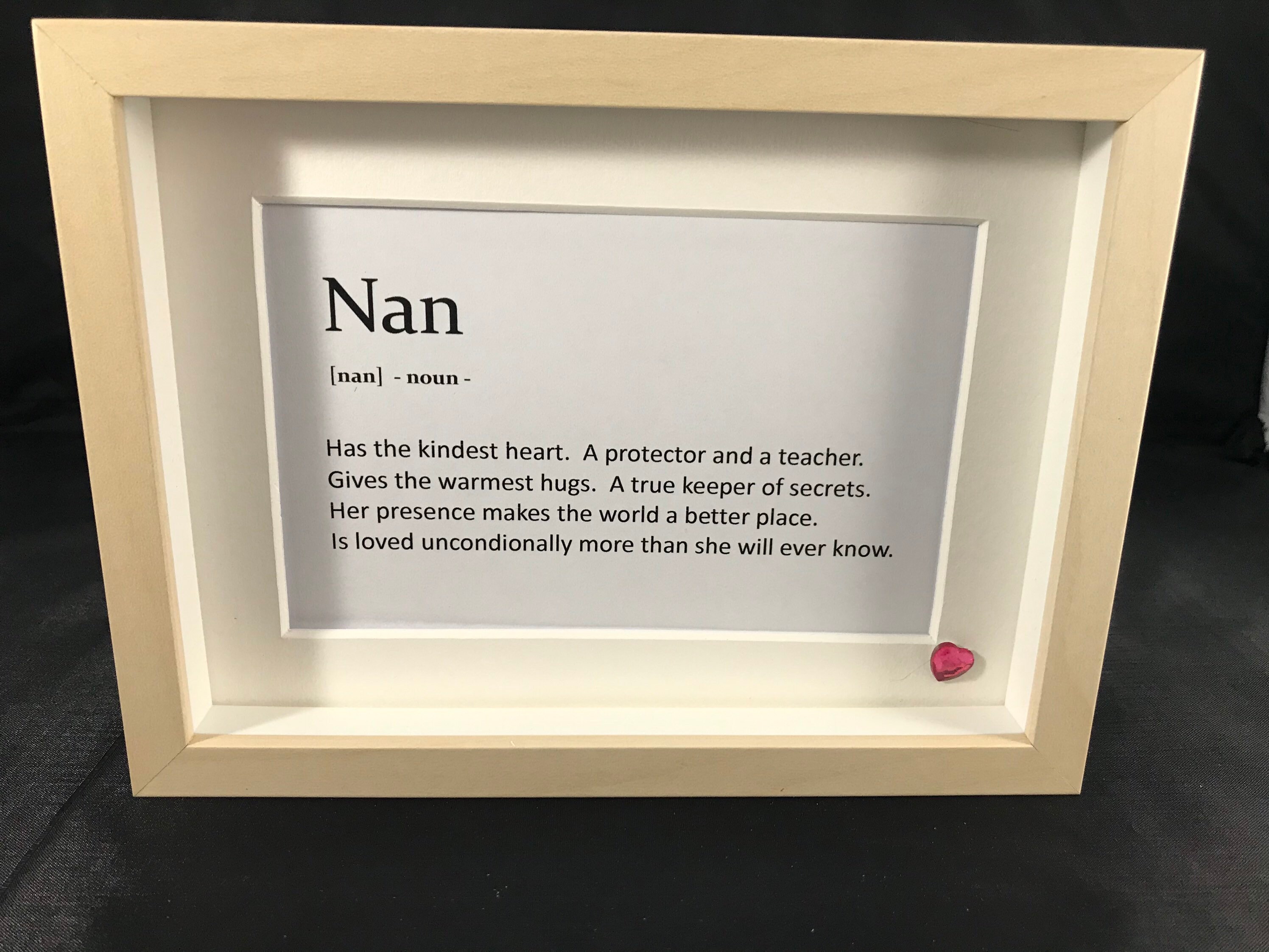 Personalised Nanny frame. Nan frame. Nana frame. Grandma | Etsy