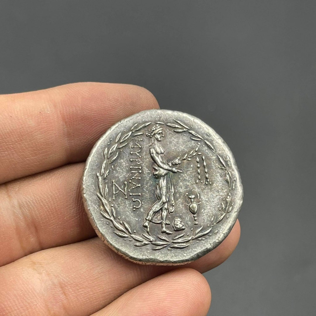 Ancient Greek Empire Silver Coin: Third Century Artifact - Etsy