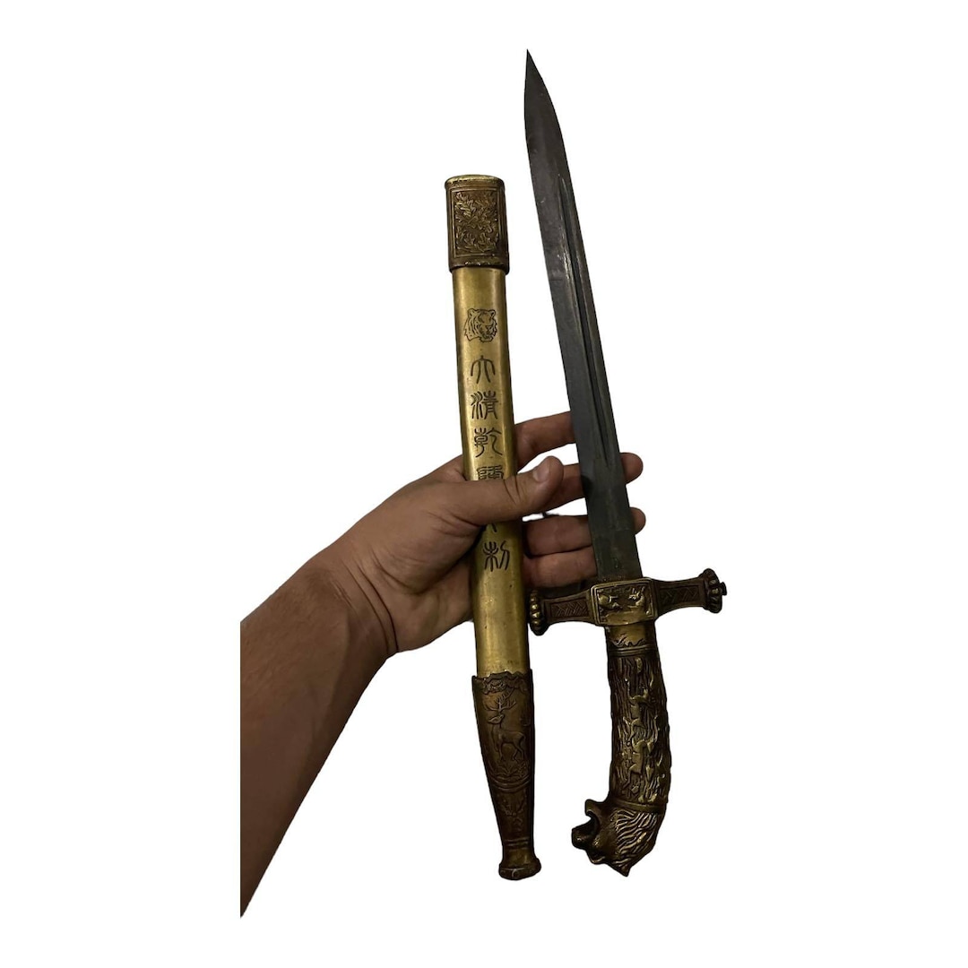 Unique Ancient Chinese Wonderful Bronze Beautiful Design Animal Head ...