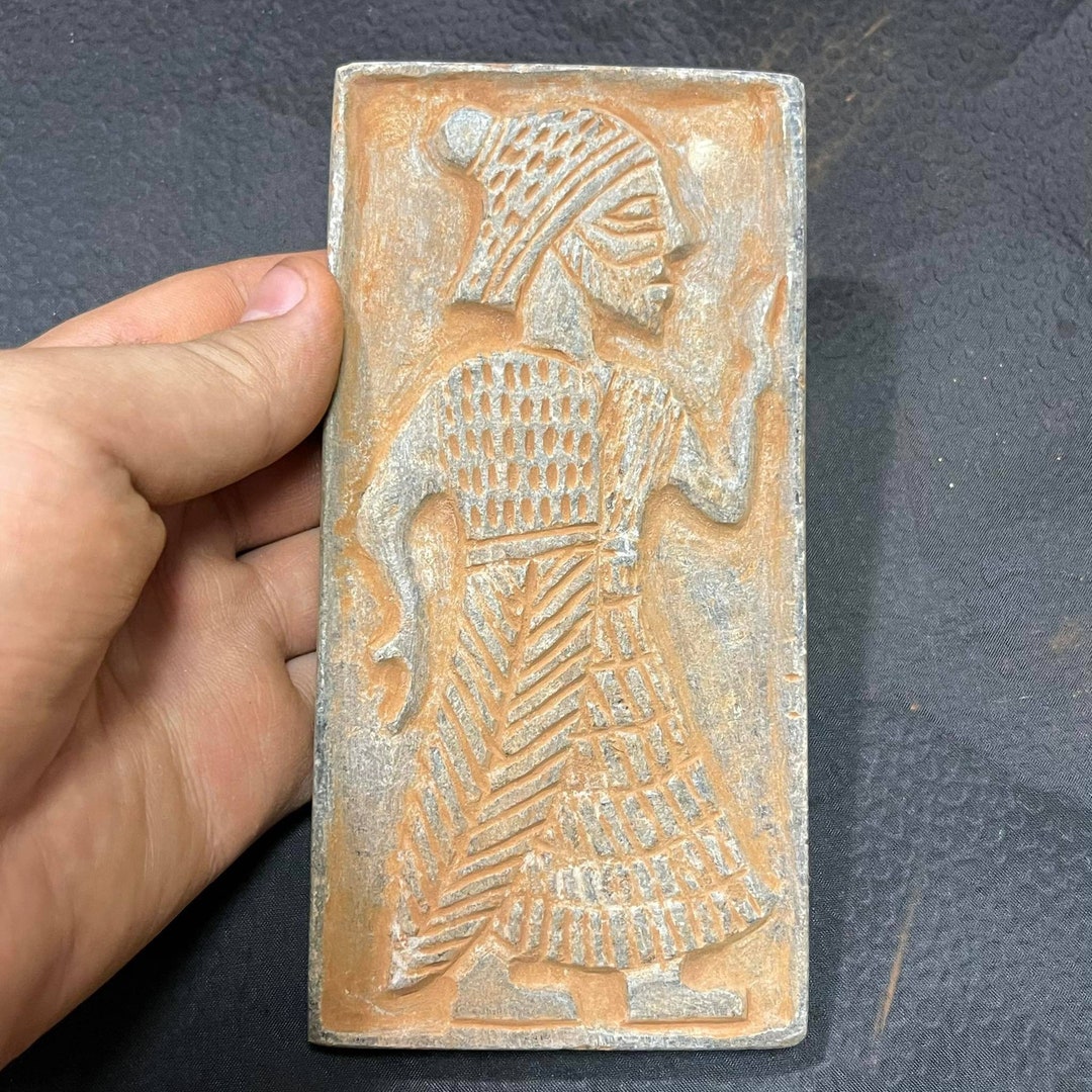 Ancient Roman Emperor Stone Tile: Historical Carved Tablet - Etsy