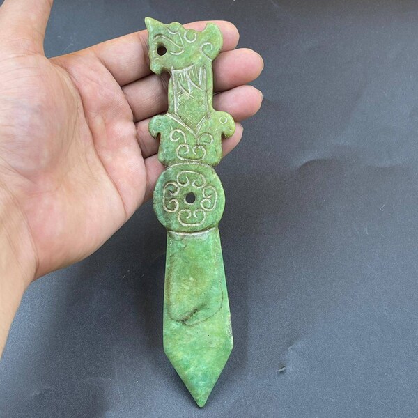 Pocket Knife With Jade Handle - Etsy