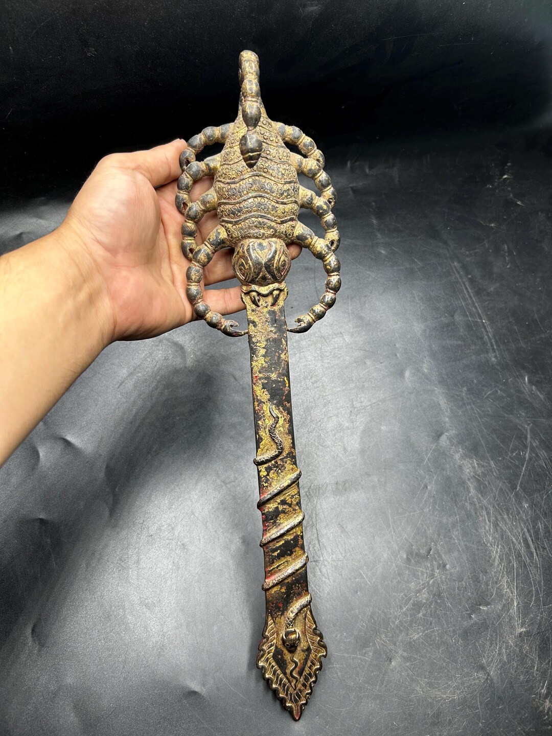 Antique Bronze Spider Dagger, Ancient Greek Style - Etsy