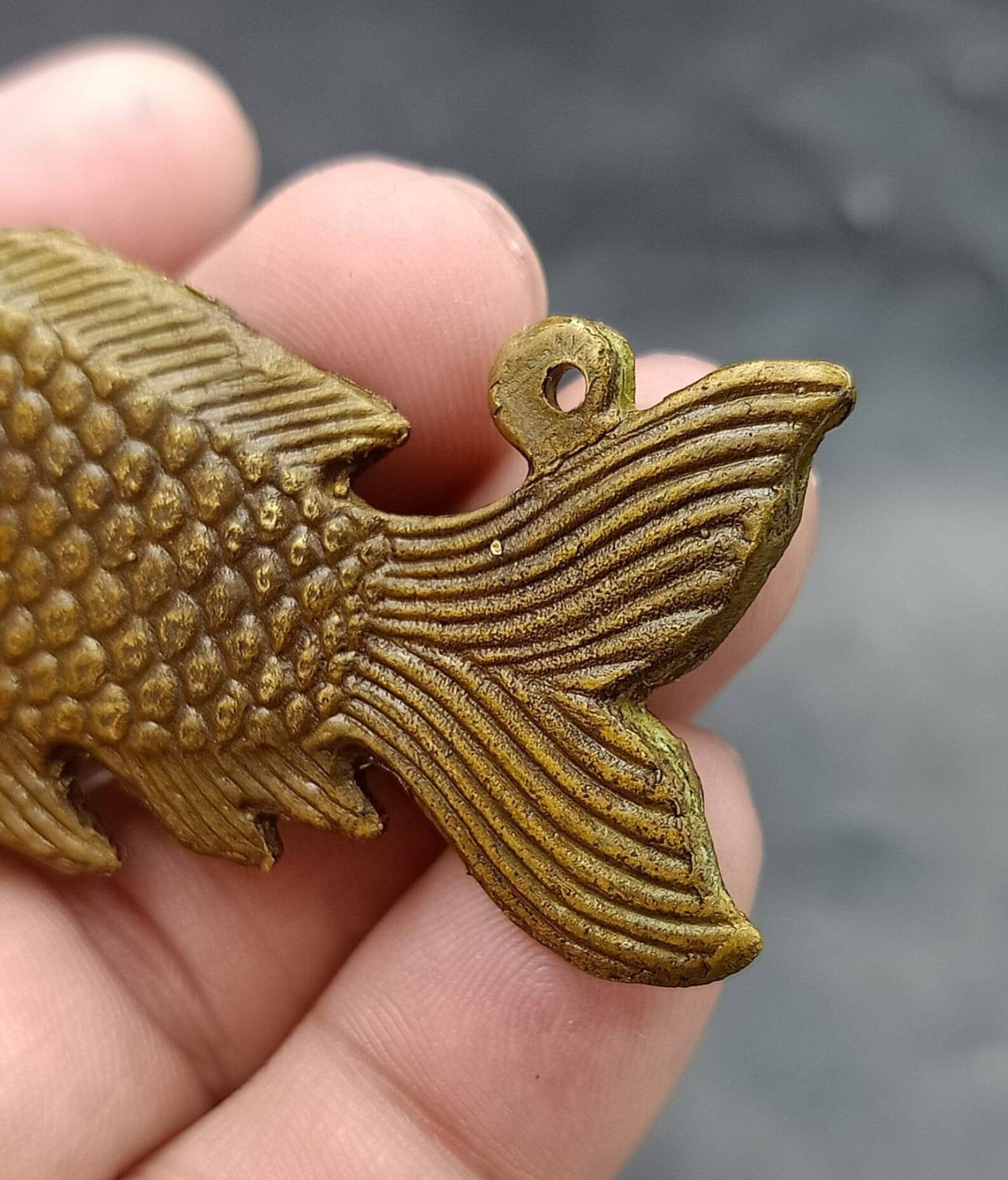100BC Wonderful Ancient Old Vintage Bronze Rare Fish Statue - Etsy