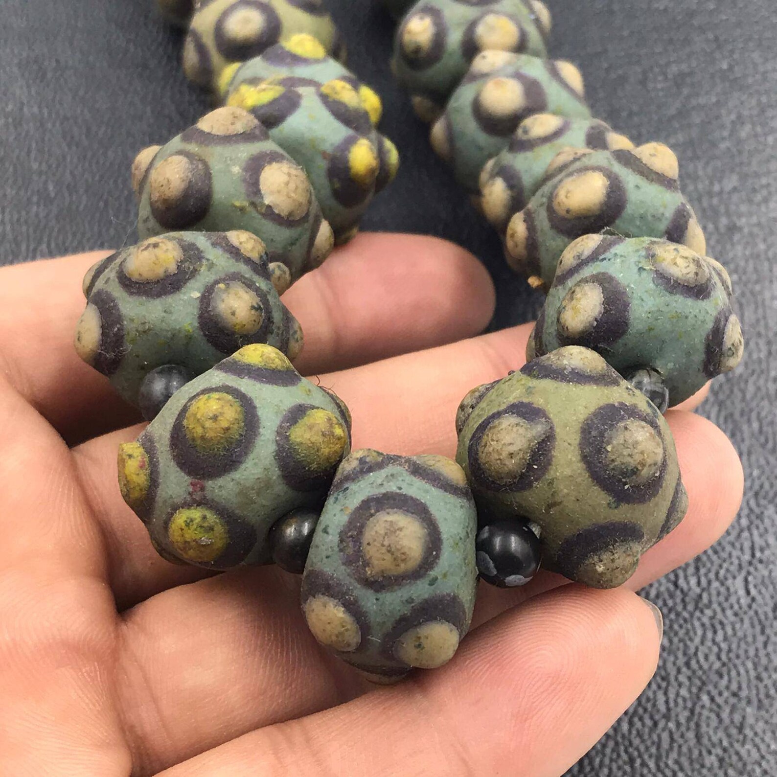 Lovely Afghan Ancient Gabree Stone Beads Beautiful Very Old | Etsy