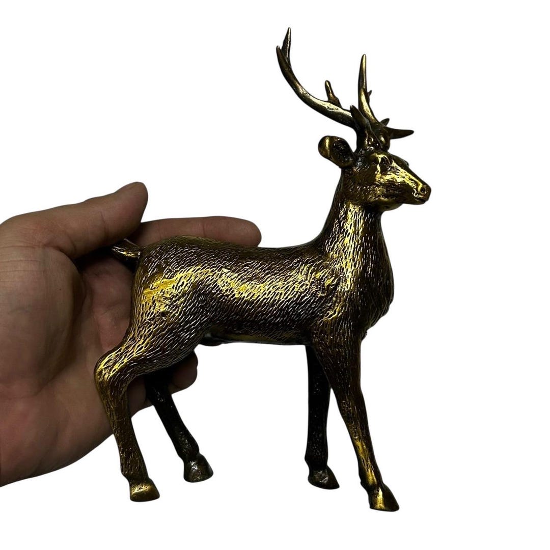 Wonderful Ancient Roman Greek Gold Gilded Bronze Dear Animal Statue - Etsy