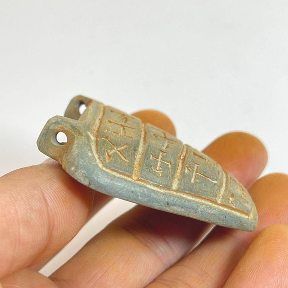 Ancient Stone Amulet: 3rd Century Near Eastern Inscri… - Gem