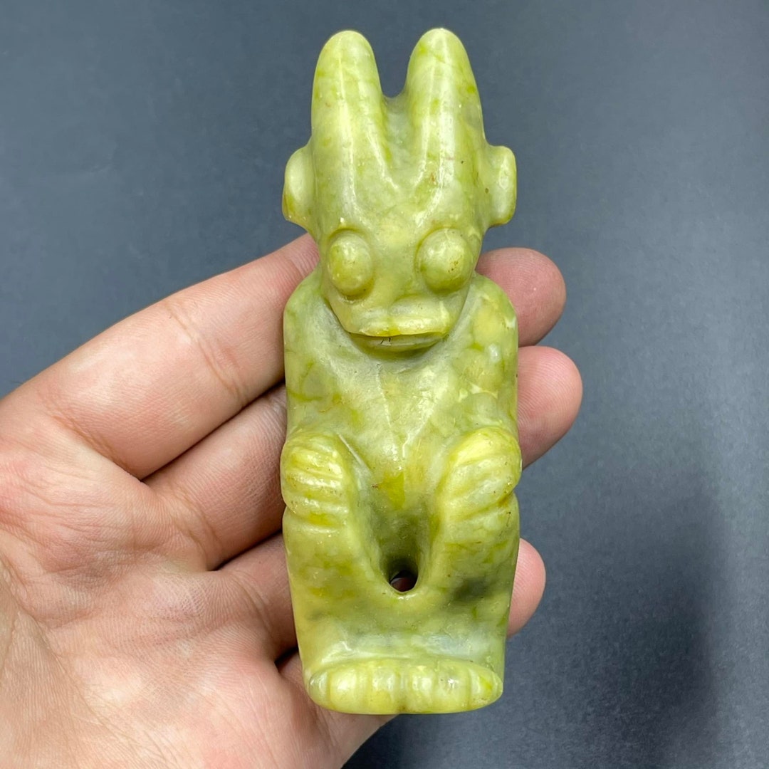Spectacular Ancient Old Chinese Jade Stone Alien-like Diety - Etsy