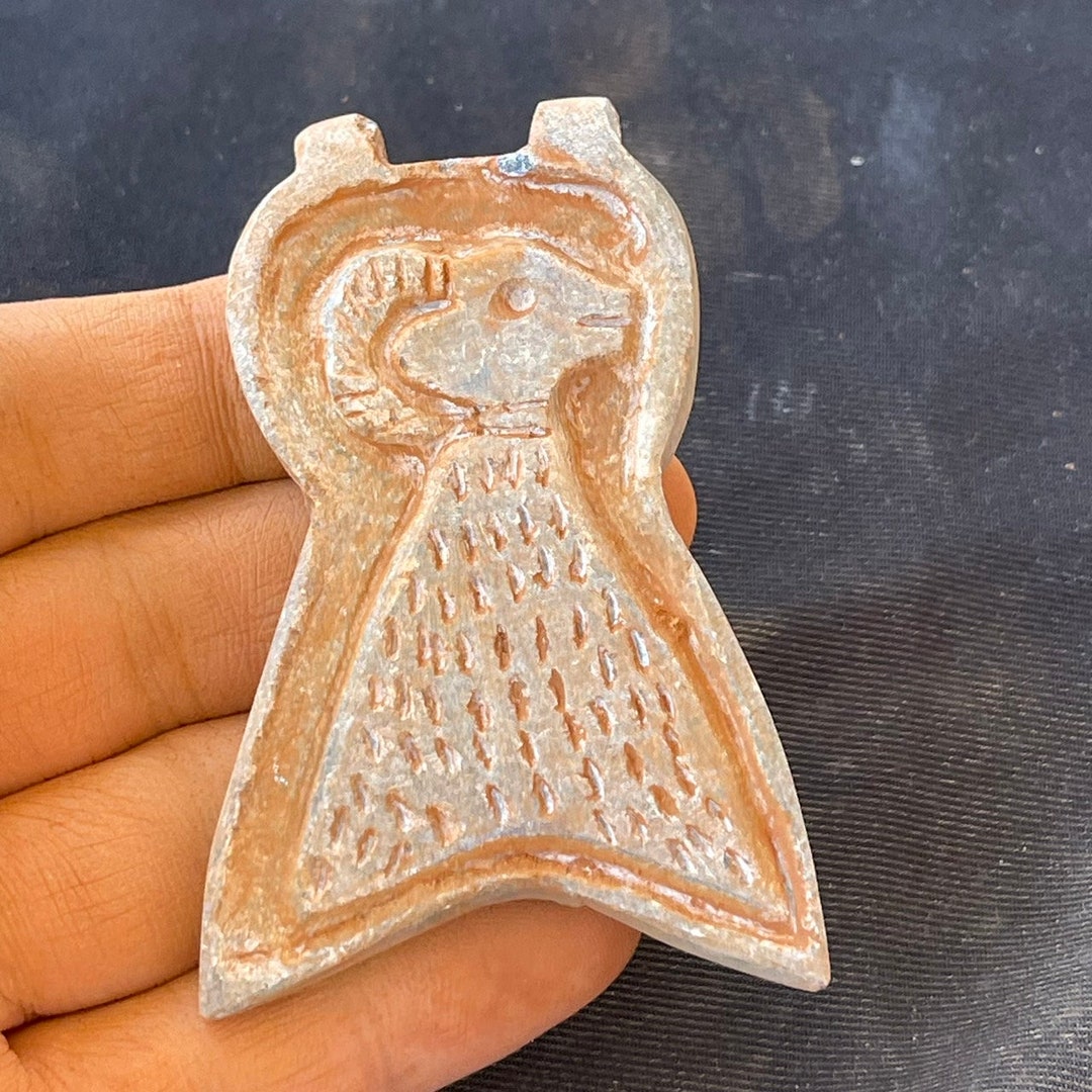 Ancient Near Eastern Stone Amulet Pendant: Animal Engraving - Etsy