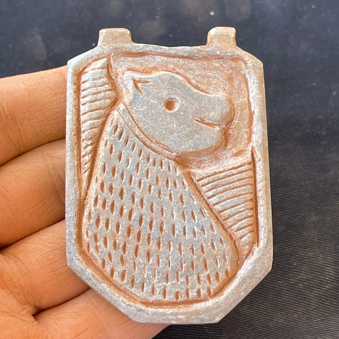 Rare Ancient Stone Amulet: Near Eastern Animal Engraving Pendant - Etsy