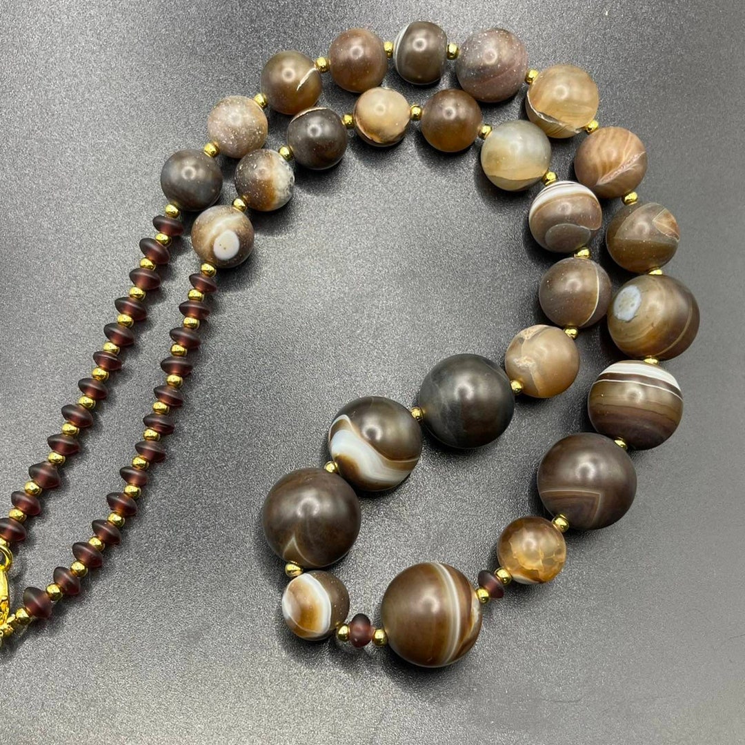 Stunning Ancient Himalayan Indo Tibetan Ancient Soleimani Agate Stone ...