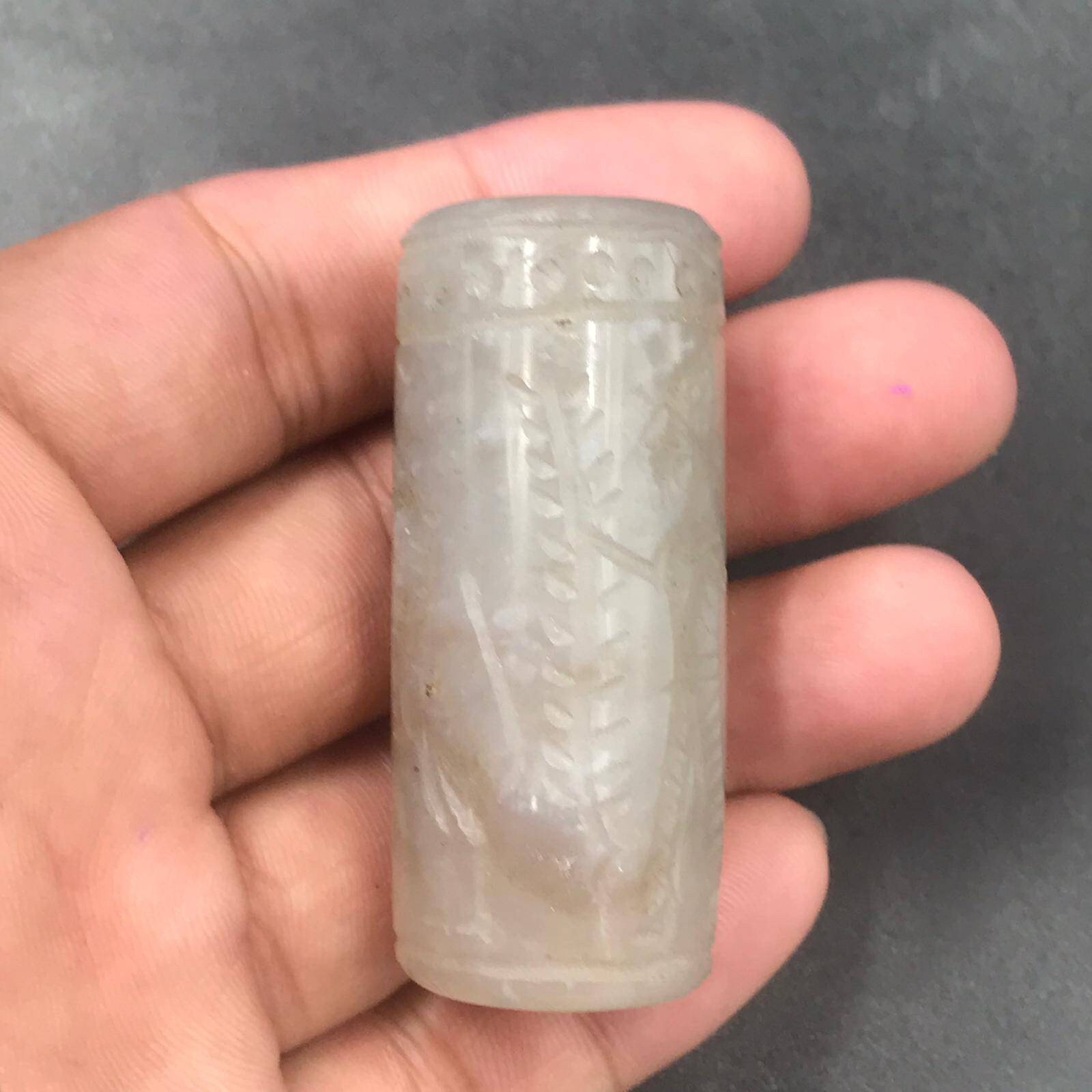 Wonderful Old White Agate Stone Sassanian Wings Queen and - Etsy UK
