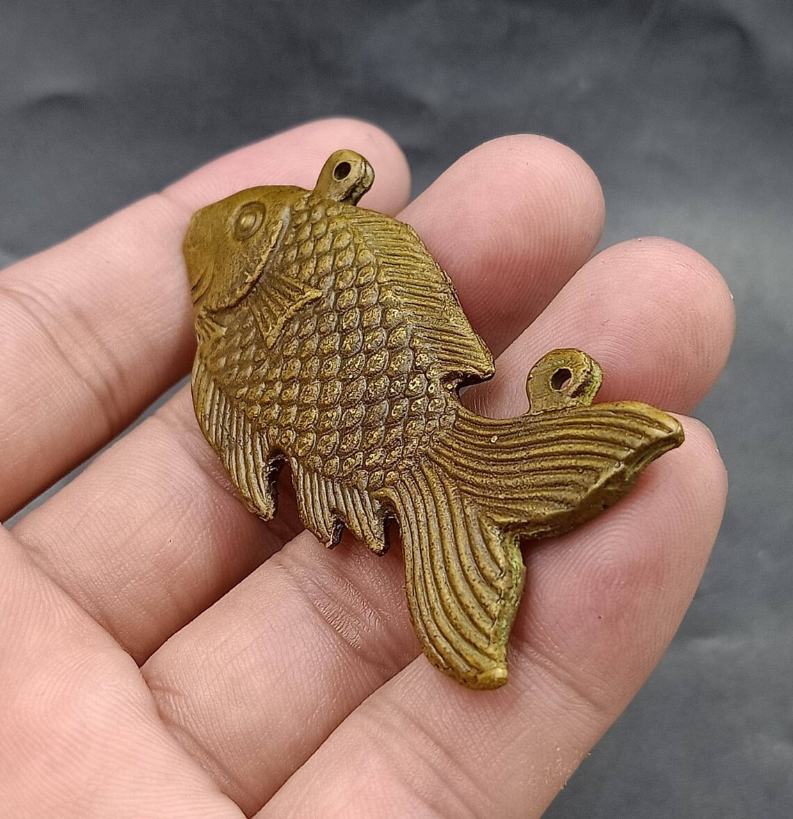 100BC Wonderful Ancient Old Vintage Bronze Rare Fish Statue | Etsy