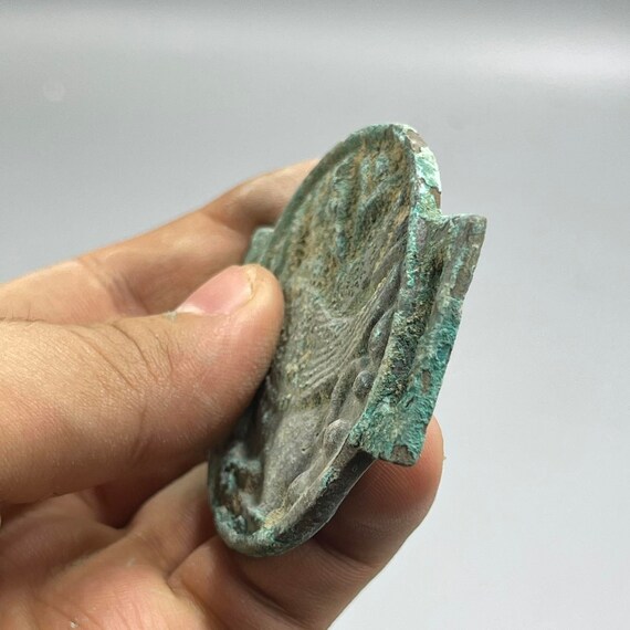 Rare European Finds Ancient Old Roman Bronze Buckle D… - Gem