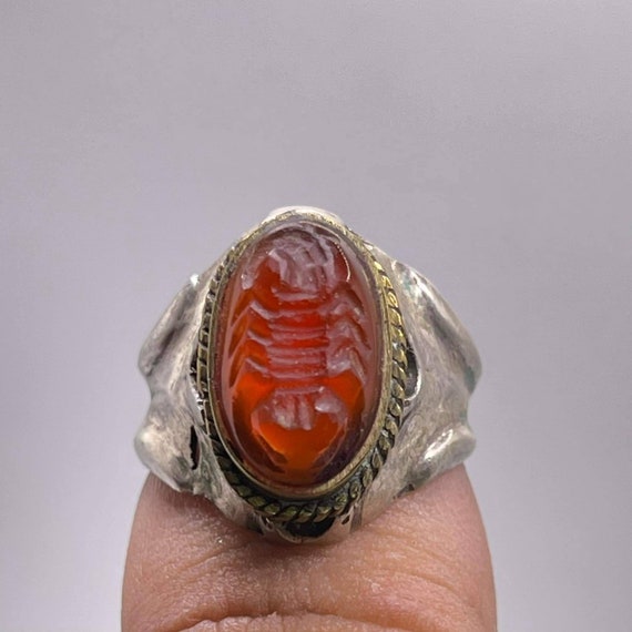 Rare Ancient Old Agate Stone Animal Engravings Rare 925 - Etsy