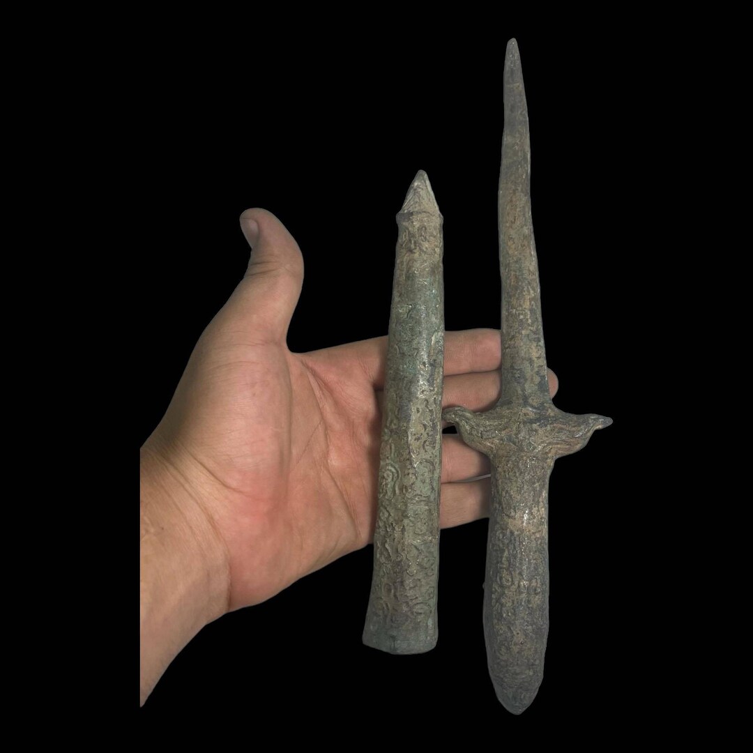 Ancient Roman Bronze Unique Short Sword With Rare Unique Cover 100 ...
