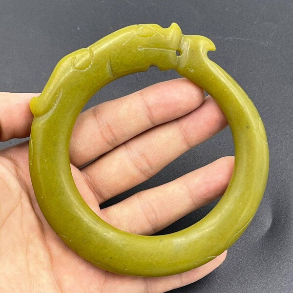 Jade Bangle Bracelet - Etsy