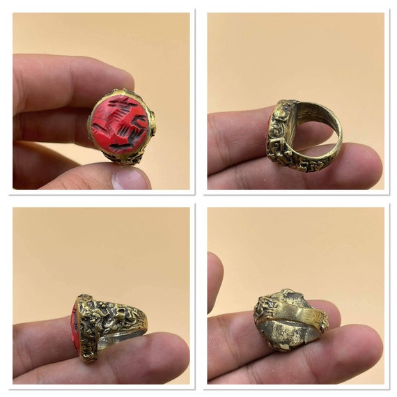 Excellent Ancient Near Eastern Old Red Turquoise Stone Horse - Etsy