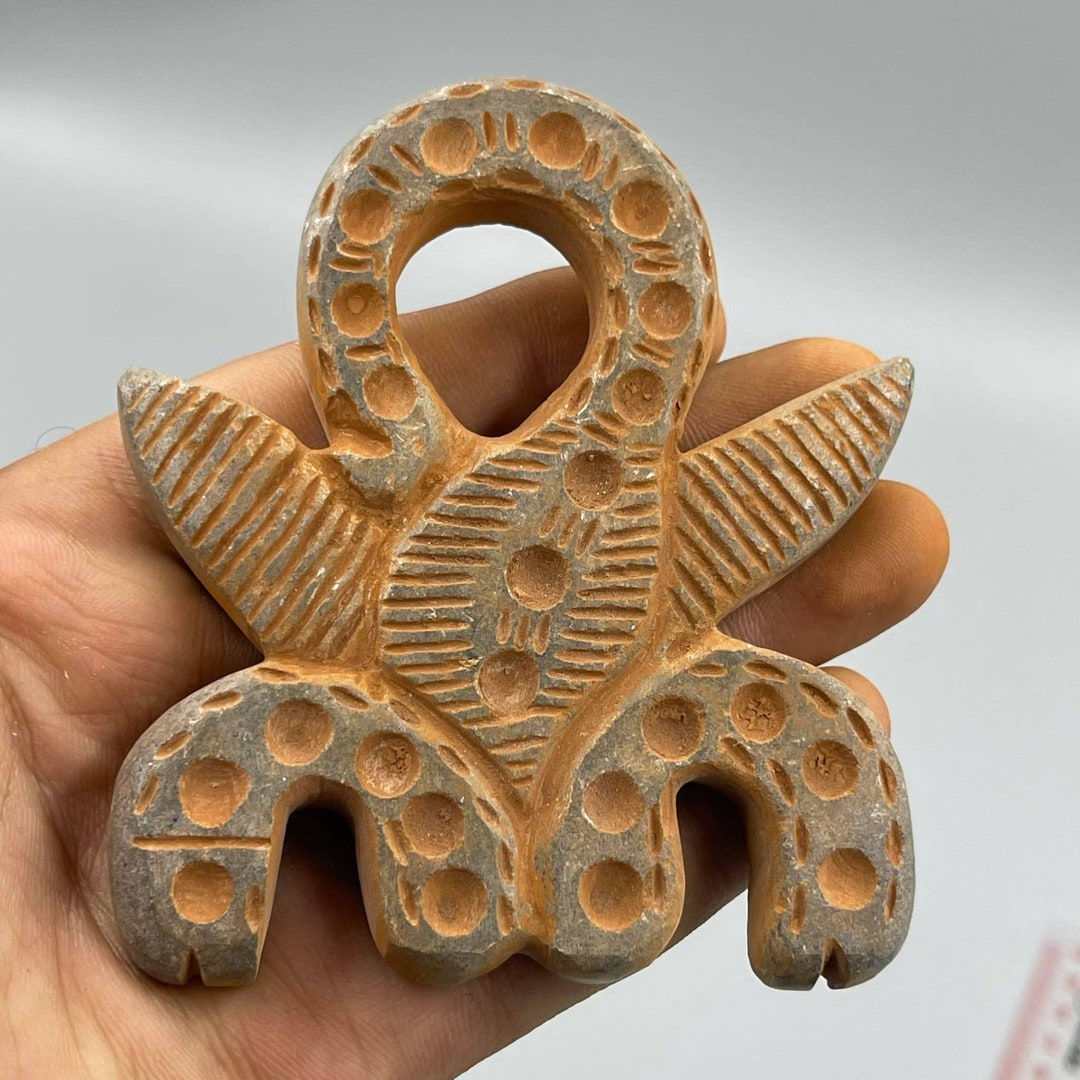 Excellent Ancient Jiroft Civilization Cholorite Stone Figure of ...
