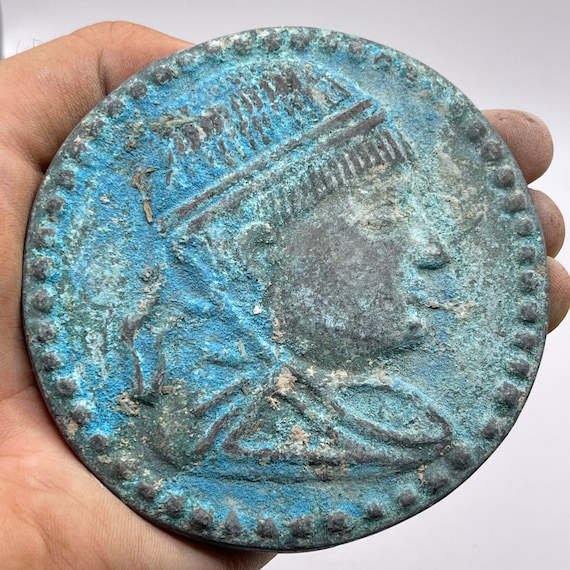 Mesume Quality Unseen Ancient Old Bactrian Greek Bron… - Gem