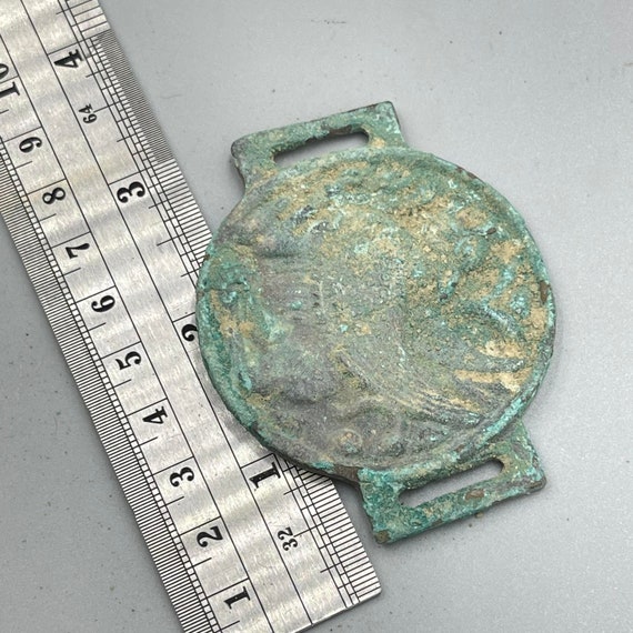 Rare European Finds Ancient Old Roman Bronze Buckle D… - Gem