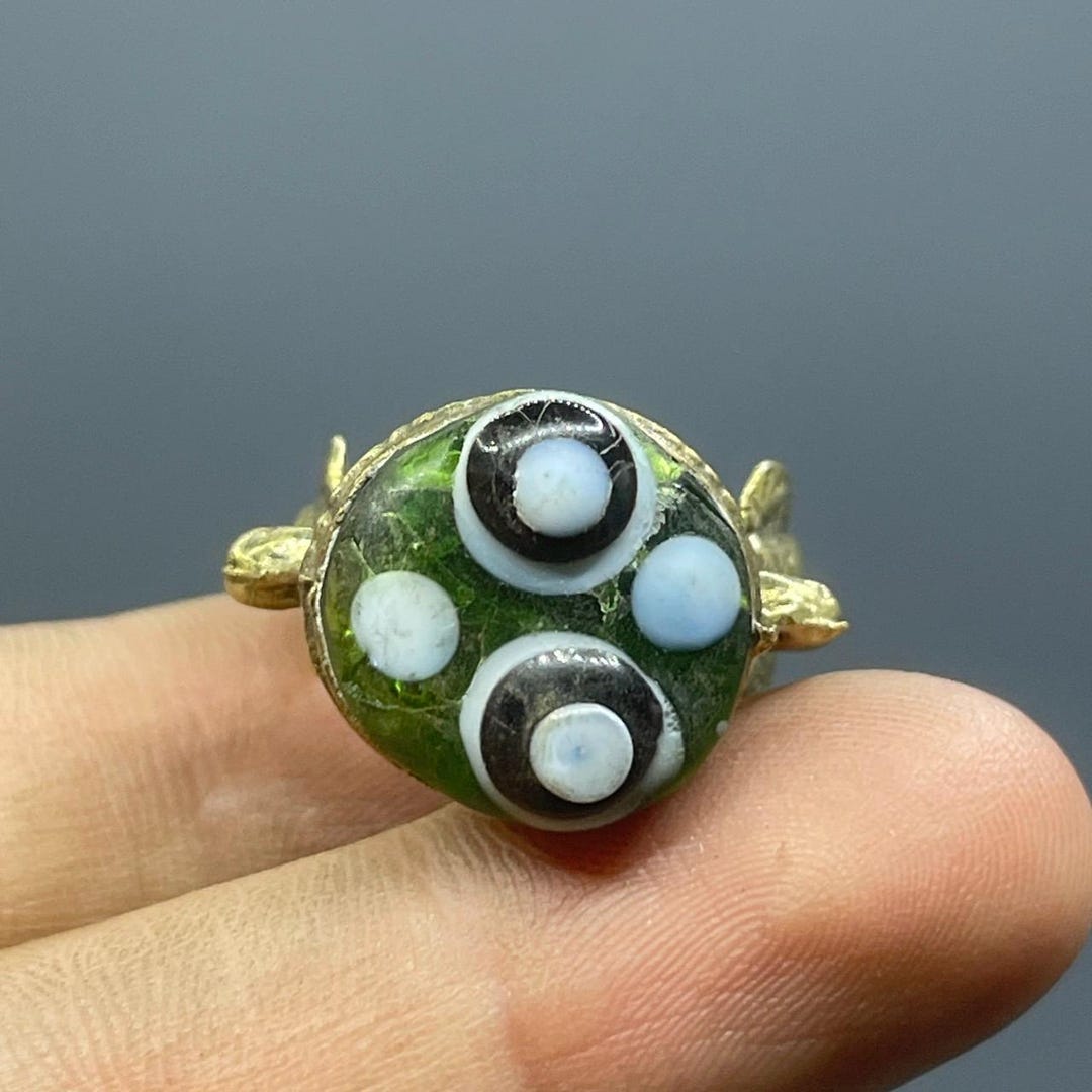 Ancient Near Eastern Mosaic Gabree Evil Eyes Protection Rare Ring - Etsy