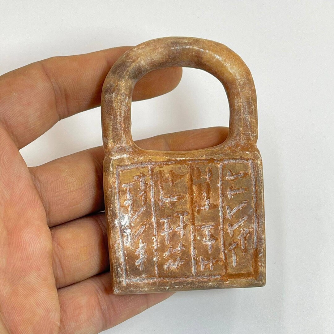 Ancient 3rd Century Jasper Stone Lock Weight With Inscription - Etsy