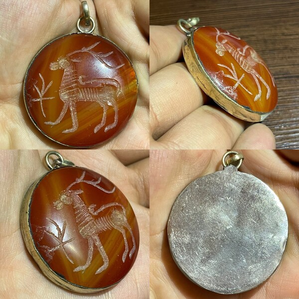 Intaglio Pendant - Etsy