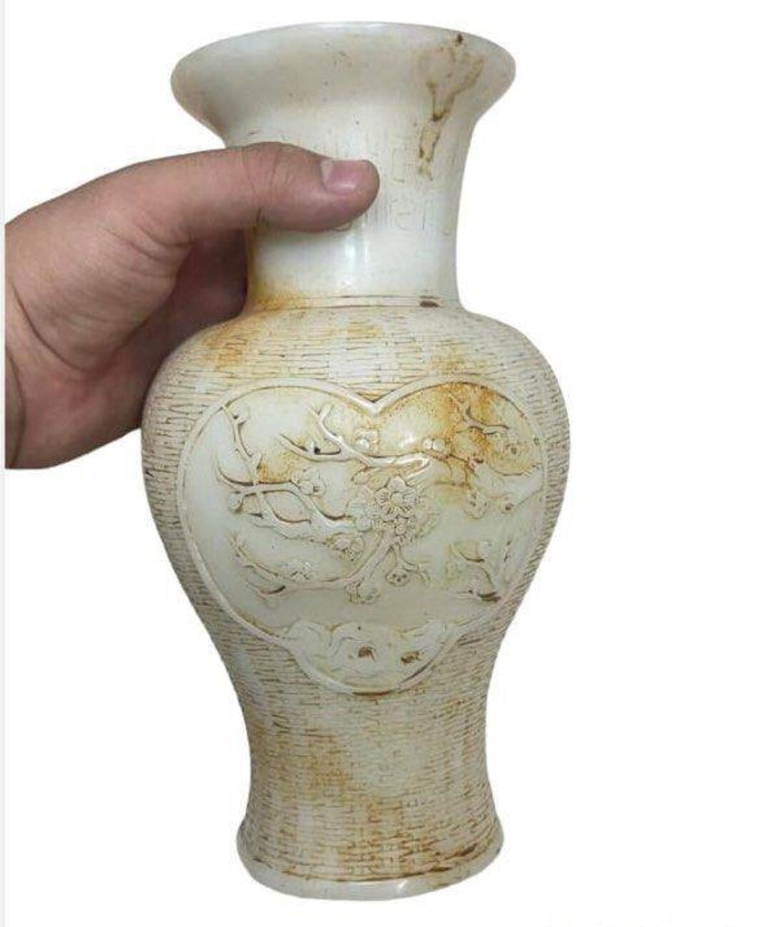 Unique Ancient Gandhara Jade Stone Carved Big Heavy Amphora Vessel With ...