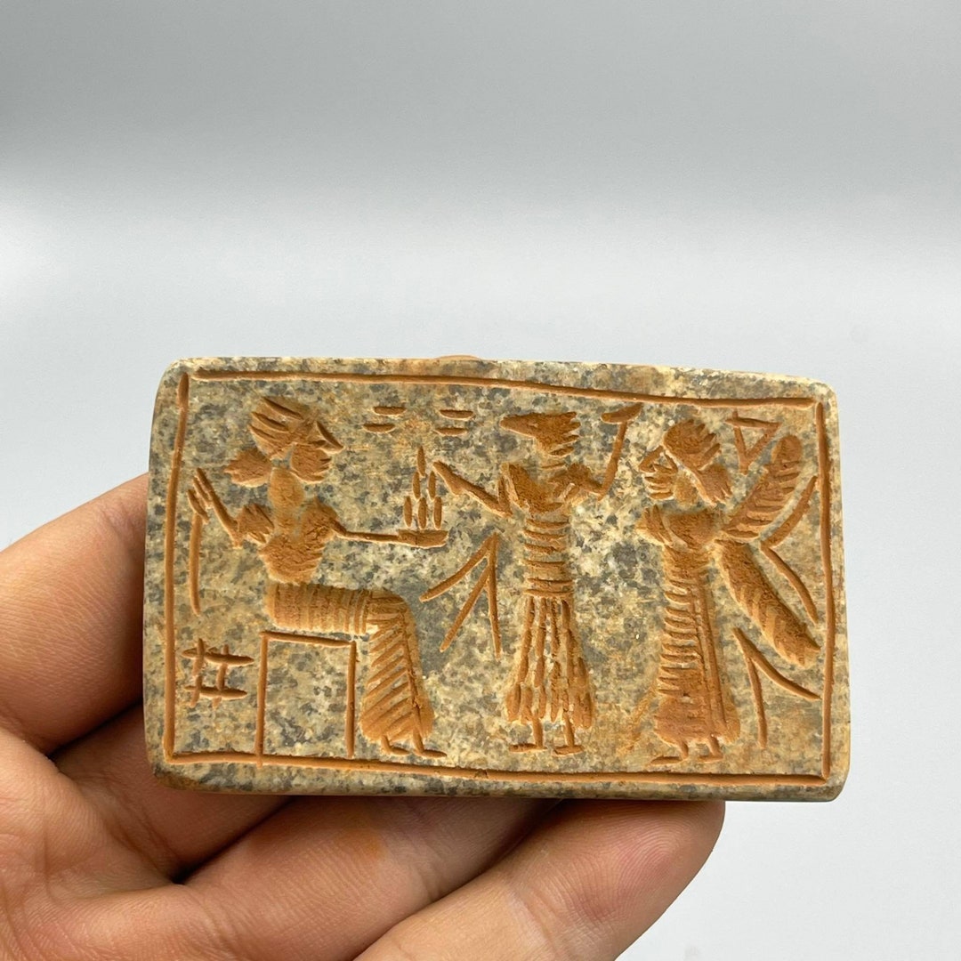 Ancient Bactrian Stone Relief Tile: Kings & Mythical Animals - Etsy UK