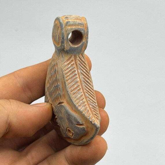 Ancient Near Eastern Old Bactrain Stone Horn Animal A… - Gem