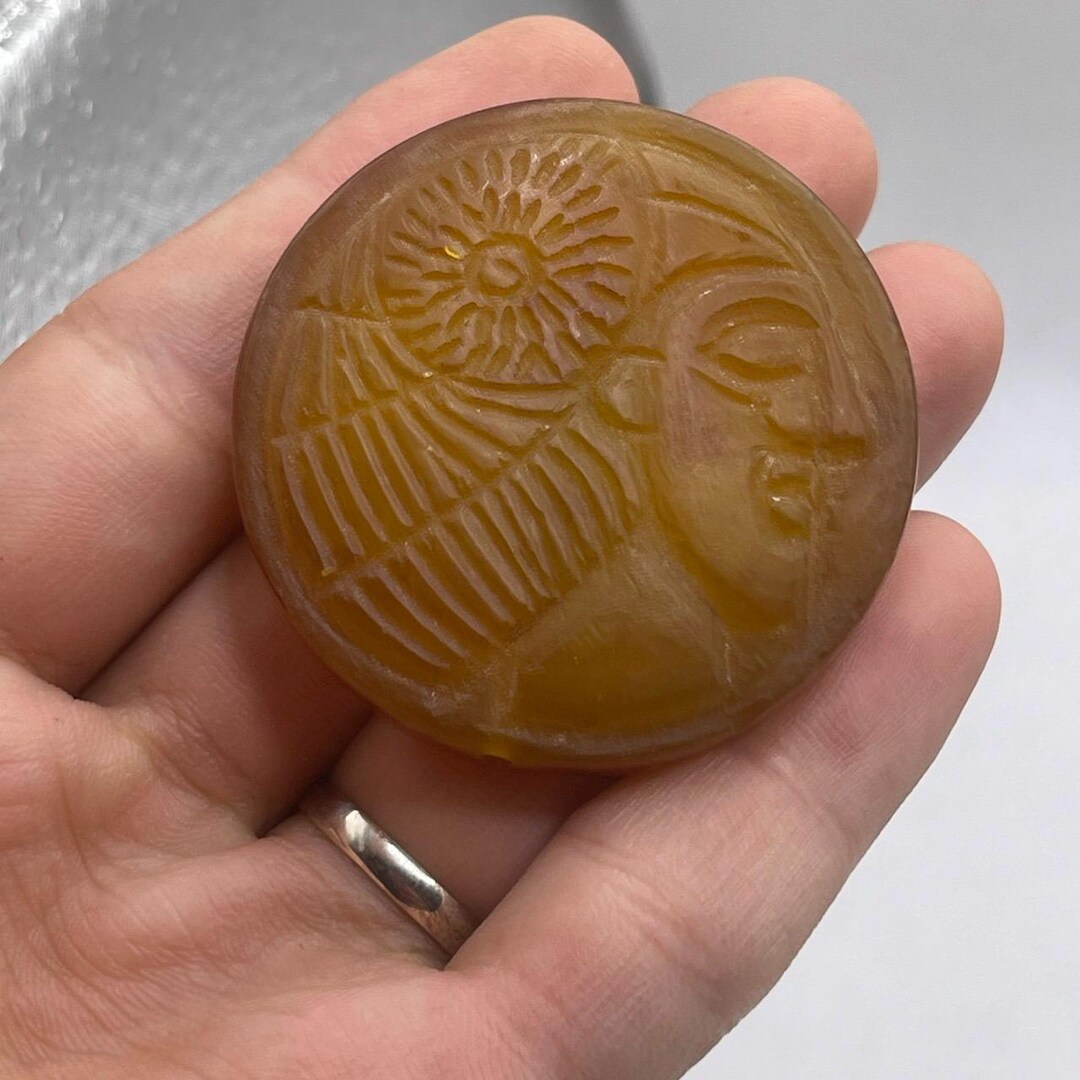 Rare Ancient Roman Carnelian Agate Stone Roman King Intaglio Seal Stamp ...
