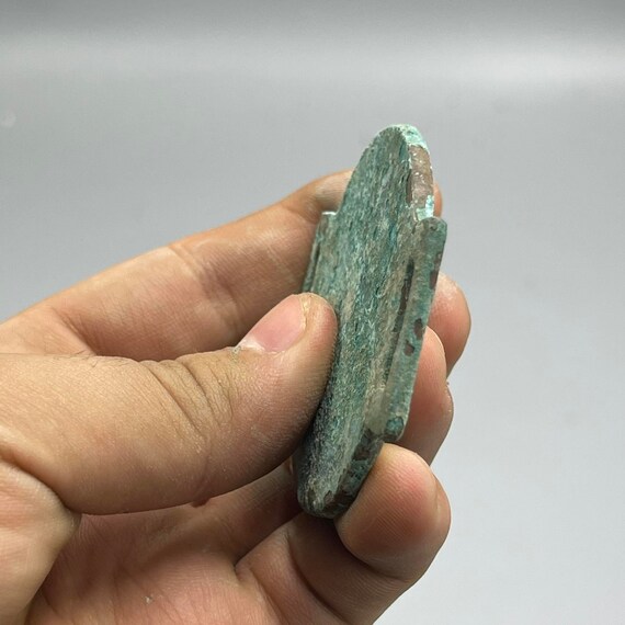 Rare European Finds Ancient Old Roman Bronze Buckle D… - Gem