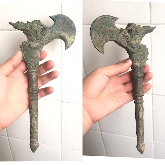 Wonderful 300-400BC Ancient Roman Bronze Unique Axe With | Etsy