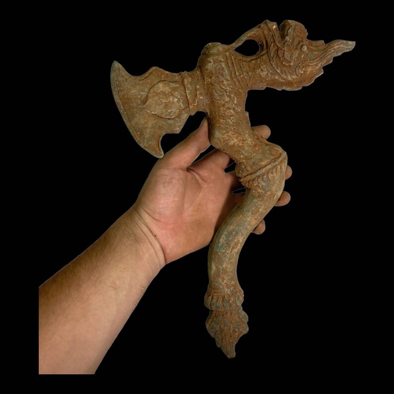 Circa 300-400BC Ancient Roman Bronze Unique Axe With Animal - Etsy
