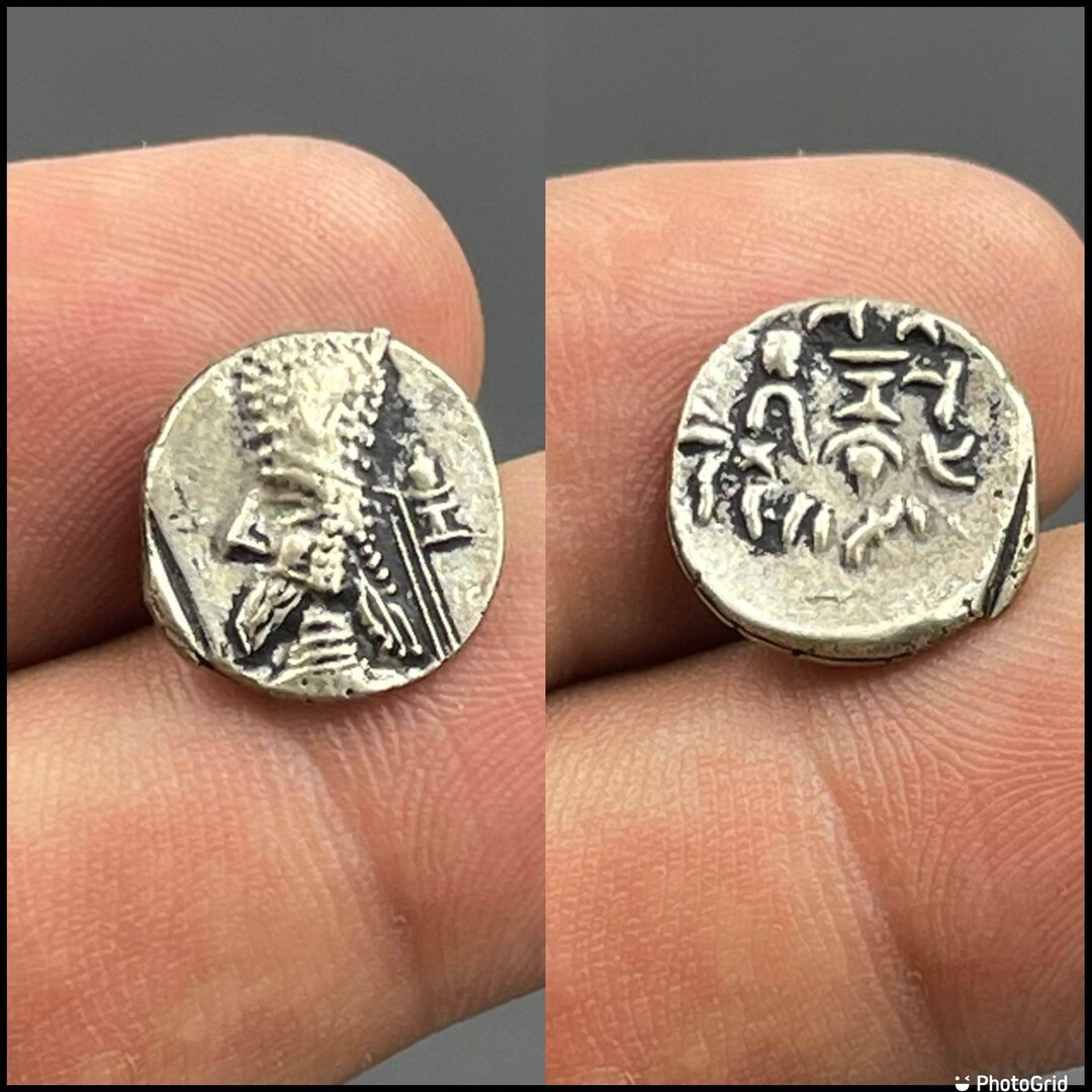 Super Genuine Greek Empire Wonderful Solid Silver Third Century Uniqe ...