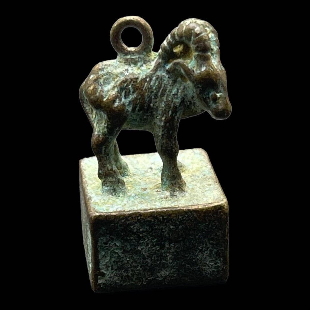 Rare Ancient Old Roman Bronze Animal Statue Carved Rare Unique Seal ...