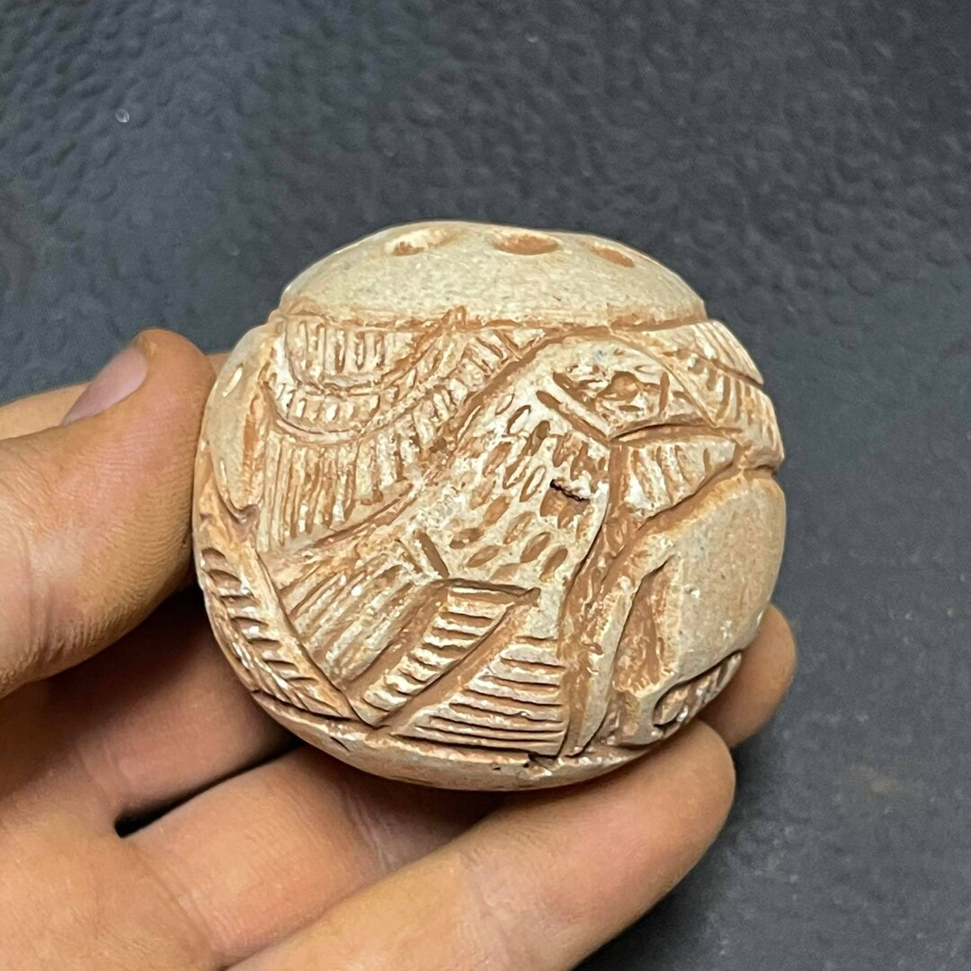Amazing Sumerian Mesopotamia Artifact Figures Engraved Scence Intaglio ...