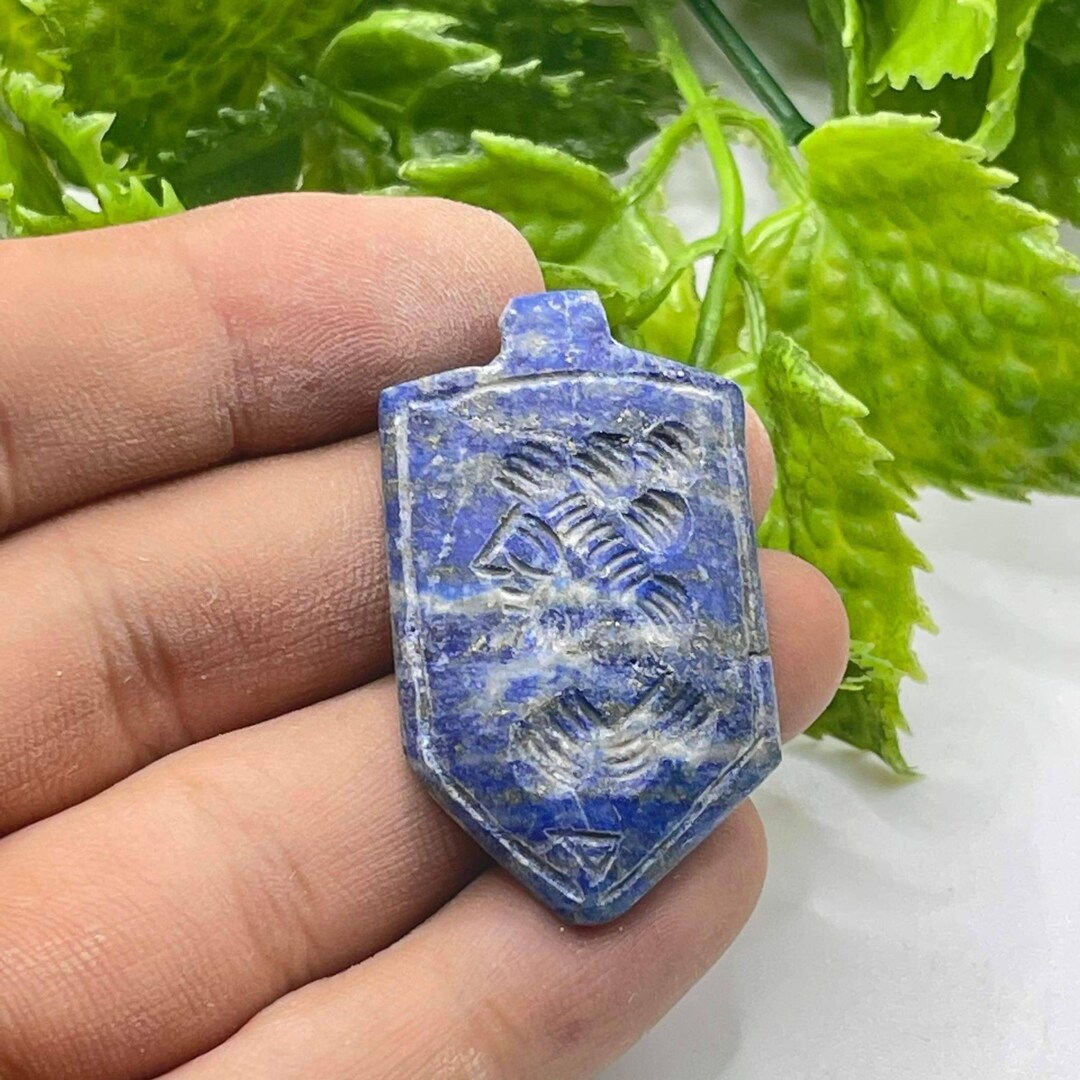 Ancient Sassanian Lapis Lazuli Amulet Pendant: Roman King Head ...