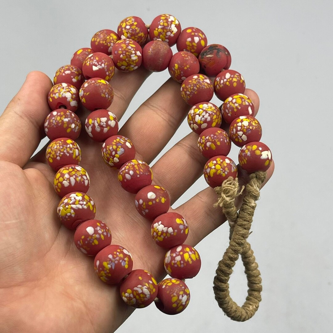 Beautiful Middle Eastern Ancient Mosaic Glass Rare Old Beads Unique ...