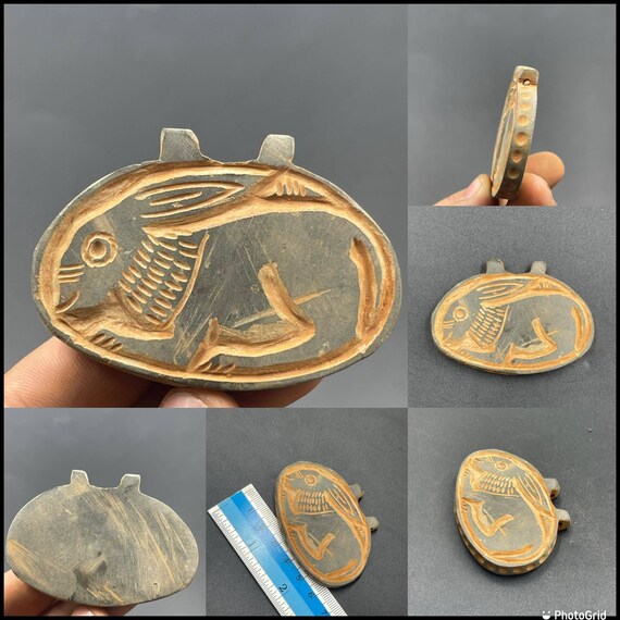 Unique Ancient Near Eastern Old Bactrain Stone Rabbit… - Gem