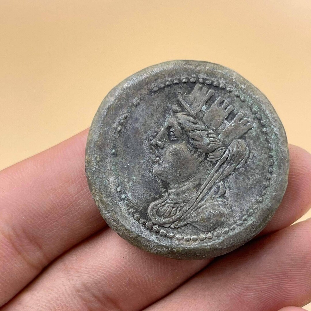 Ancient Greek Empire Bronze Coin: Third Century Collectible - Etsy